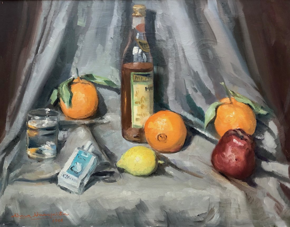 NIKOS NIKOLAIDIS (1919-1983, Greece) Still Life 1968