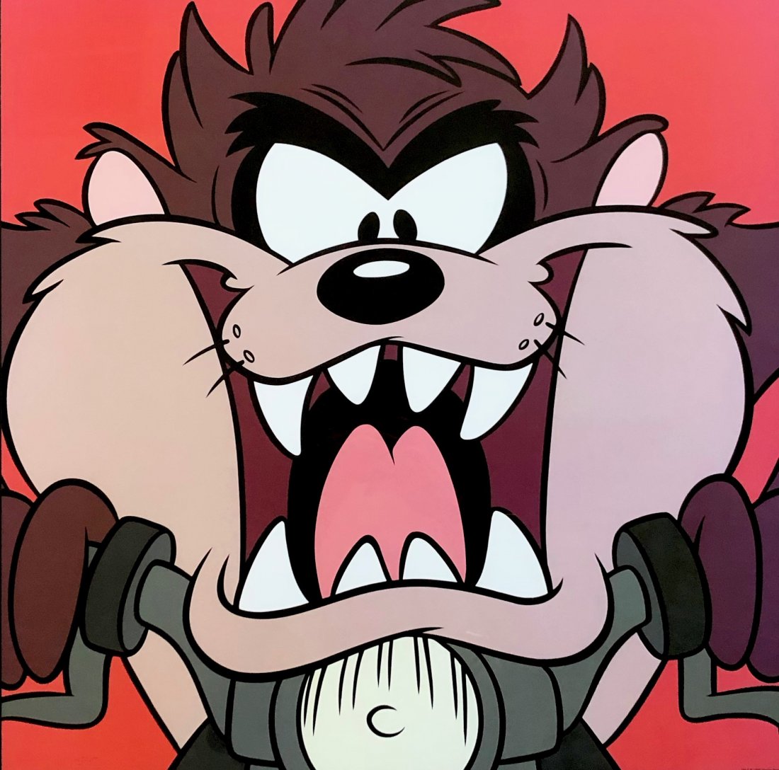 TAZ DEVIL Warner Brothers Lithograph