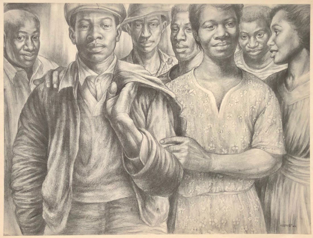 Charles White (1918 1979, American) Family