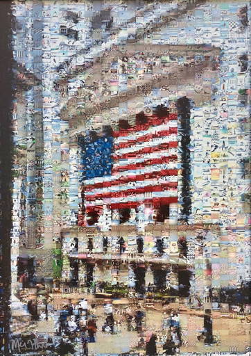 Neil J. Farkas (b. 1952) Wall Street Stock Exchange