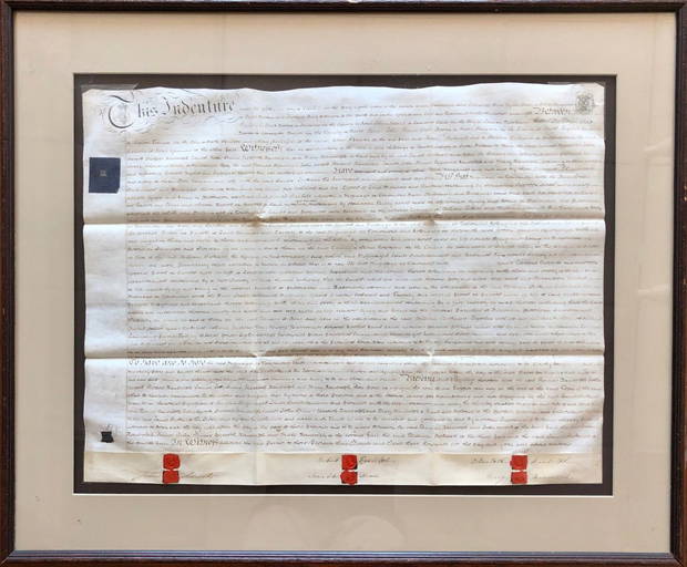 George Iii, Historic Land Indenture