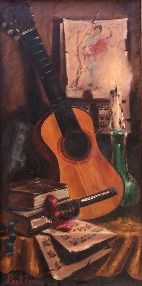 PAUL TORON (20th c, French) Guitar Still Life - Nov 29, 2019 | Avra Art ...