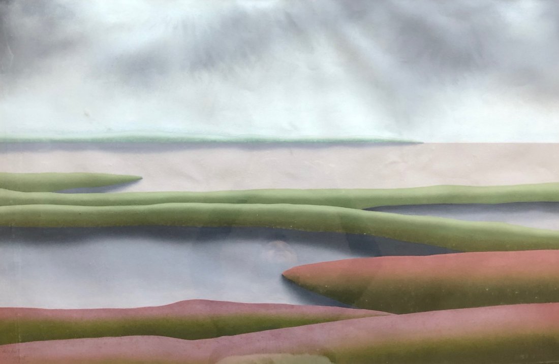 ELIZABETH RICKERT (20th c, American) Marsh Landscape - Jan 04, 2020 ...