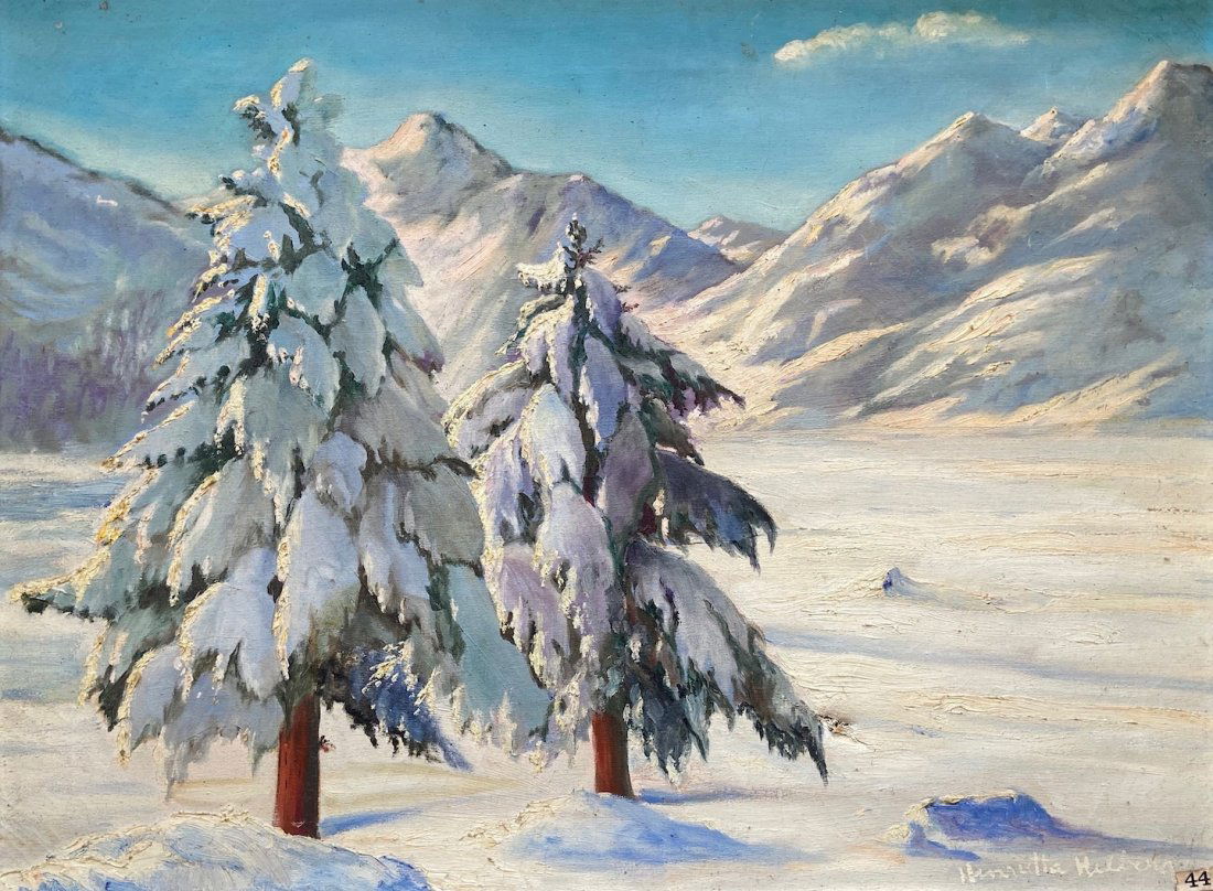 Early 20th c Impressionist Winter Landscape, Signed - Feb 29, 2020 ...