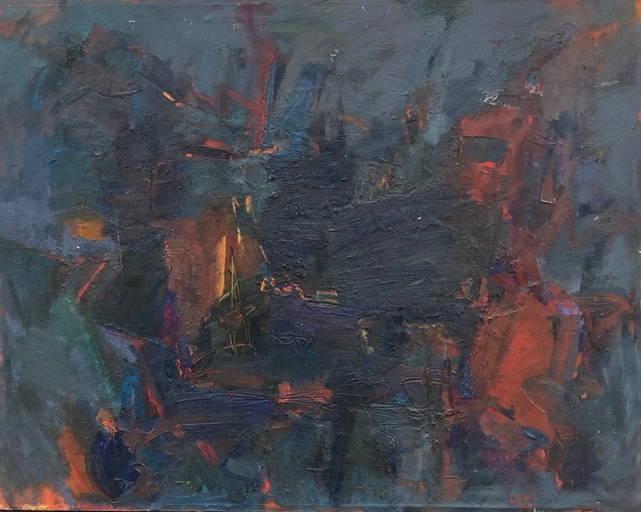 Julian Levi (1900 1982, Philadelphia) Large Abstract