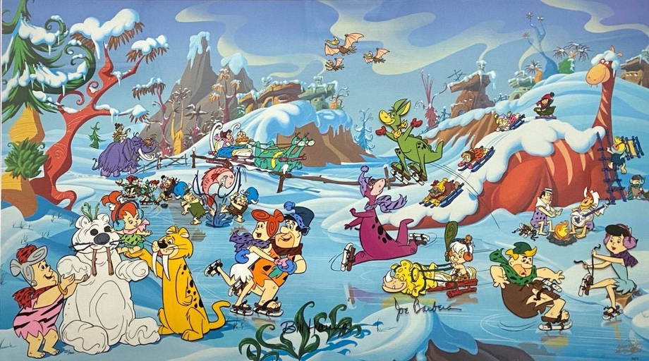 The Flintstones, Winter In Bedrock, Hanna Barbera
