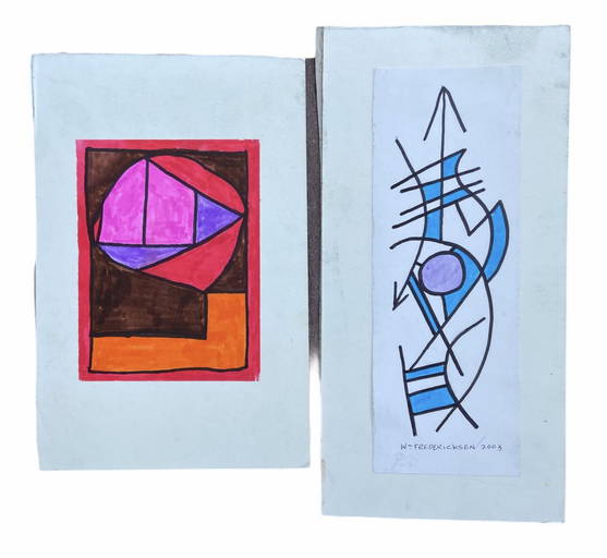 William Fredericksen (1914 2010, Norway) Watercolors