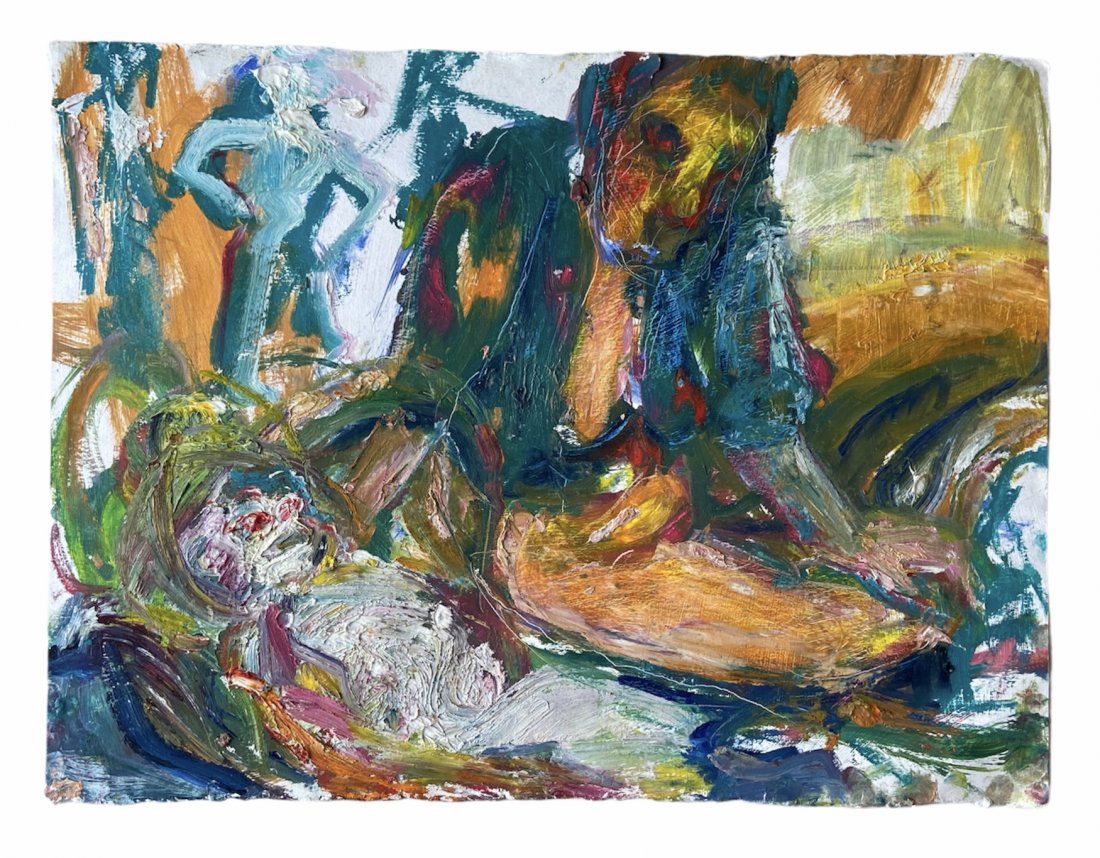 BARBARA YETERIAN (20th c, American) Mother & Children (#0017) on Jul 10 ...