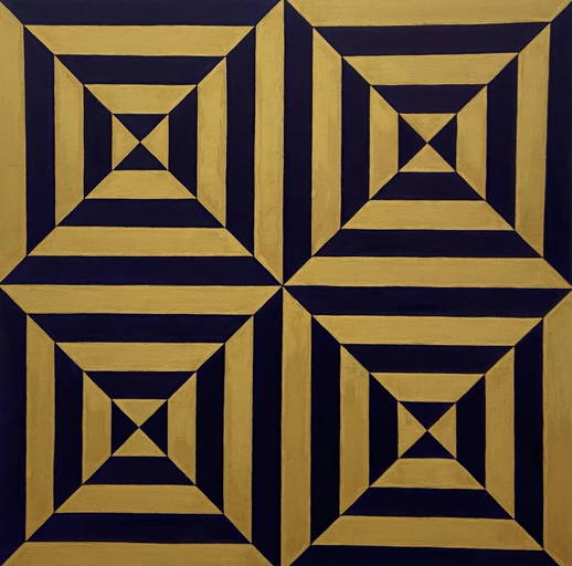 TIM RAY FISHER (b. 1969, Indiana) Op Art Abstract (#0245) on Dec 26 ...