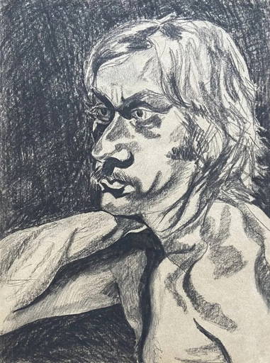 ELIZABETH BLUMENTHAL (20th c, American) Portrait (#0034) on Mar 05 ...