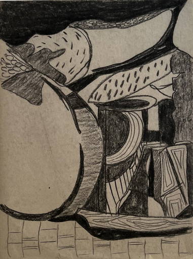 ELIZABETH BLUMENTHAL (20th c, American) Abstract (#0291) on Mar 05 ...