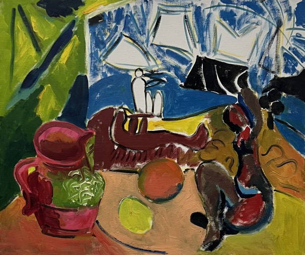 ELIZABETH BLUMENTHAL (20th c, American) Still Life (#0097) on Apr 27 ...