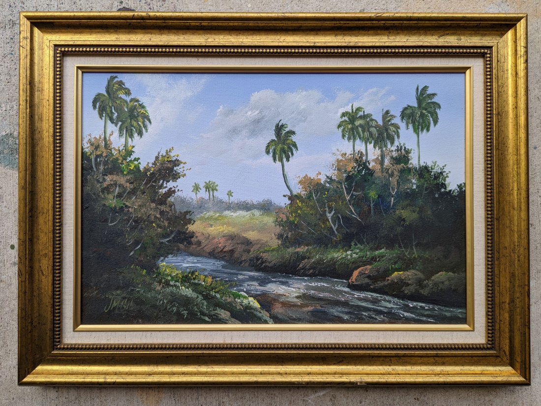 Jose Mariano Gil (20th C, Cuban) Landscape