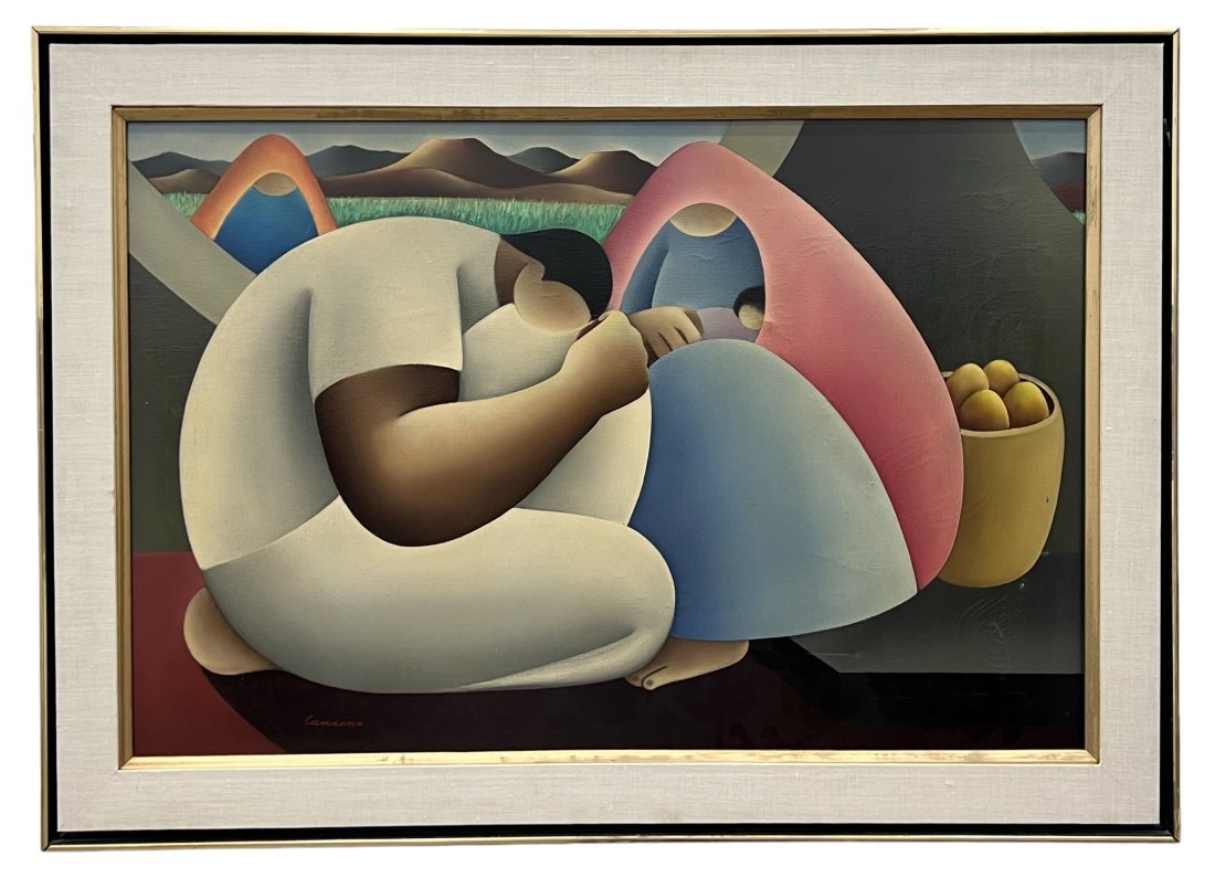 Victor Manuel Cancino (b. 1929, Mexico) Cubist Auction