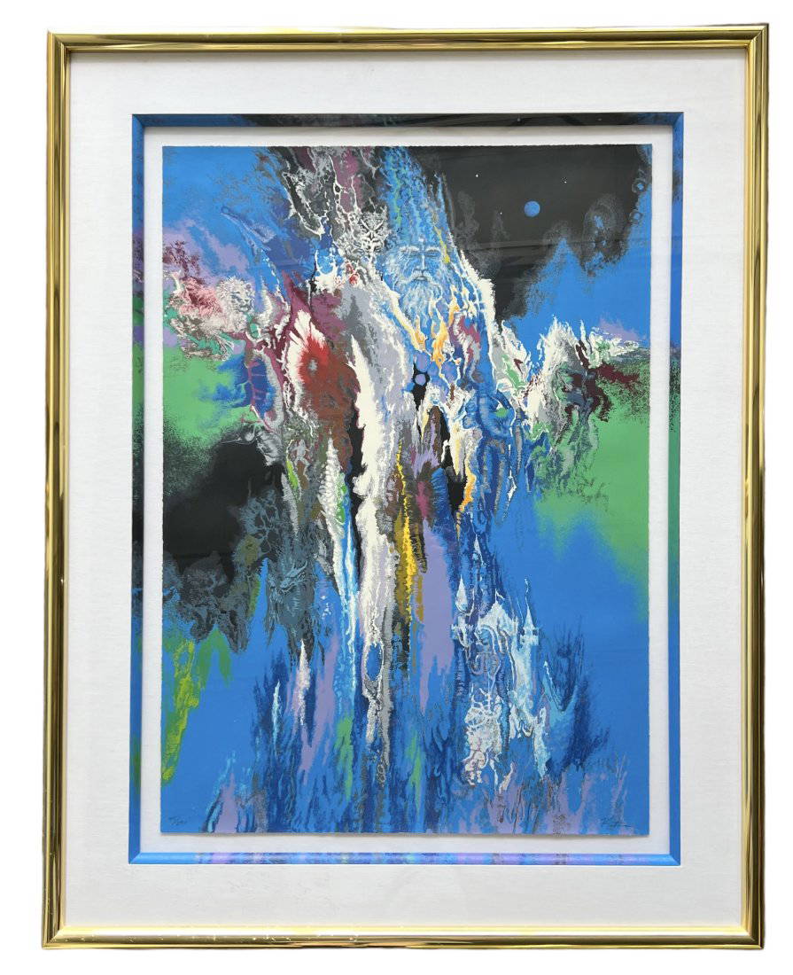 Robert Katona (b 1947, American) Large Framed Abstract Auction