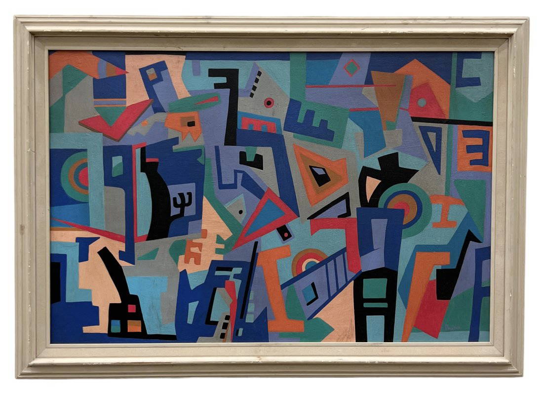 Peter Busa (1914-1985, American) Abstract Auction