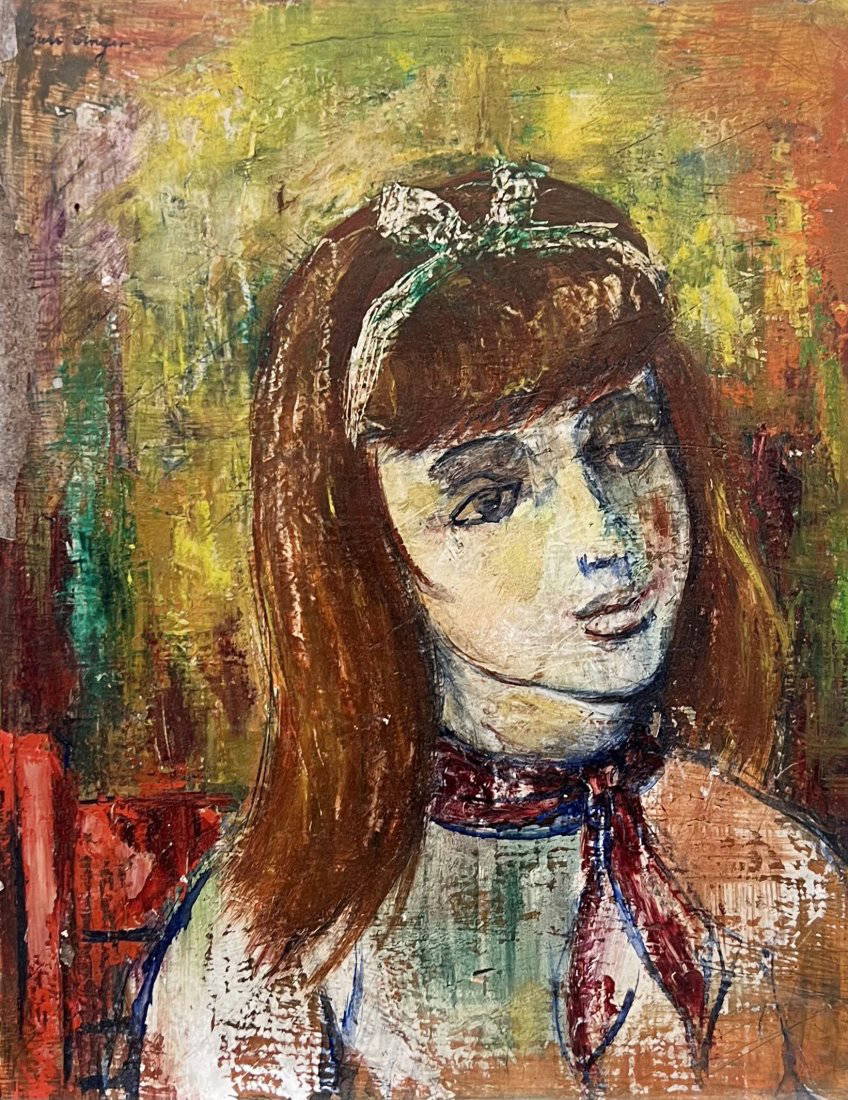 Bernice Lee "burr" Singer (1912-1992, American) Portrait Auction