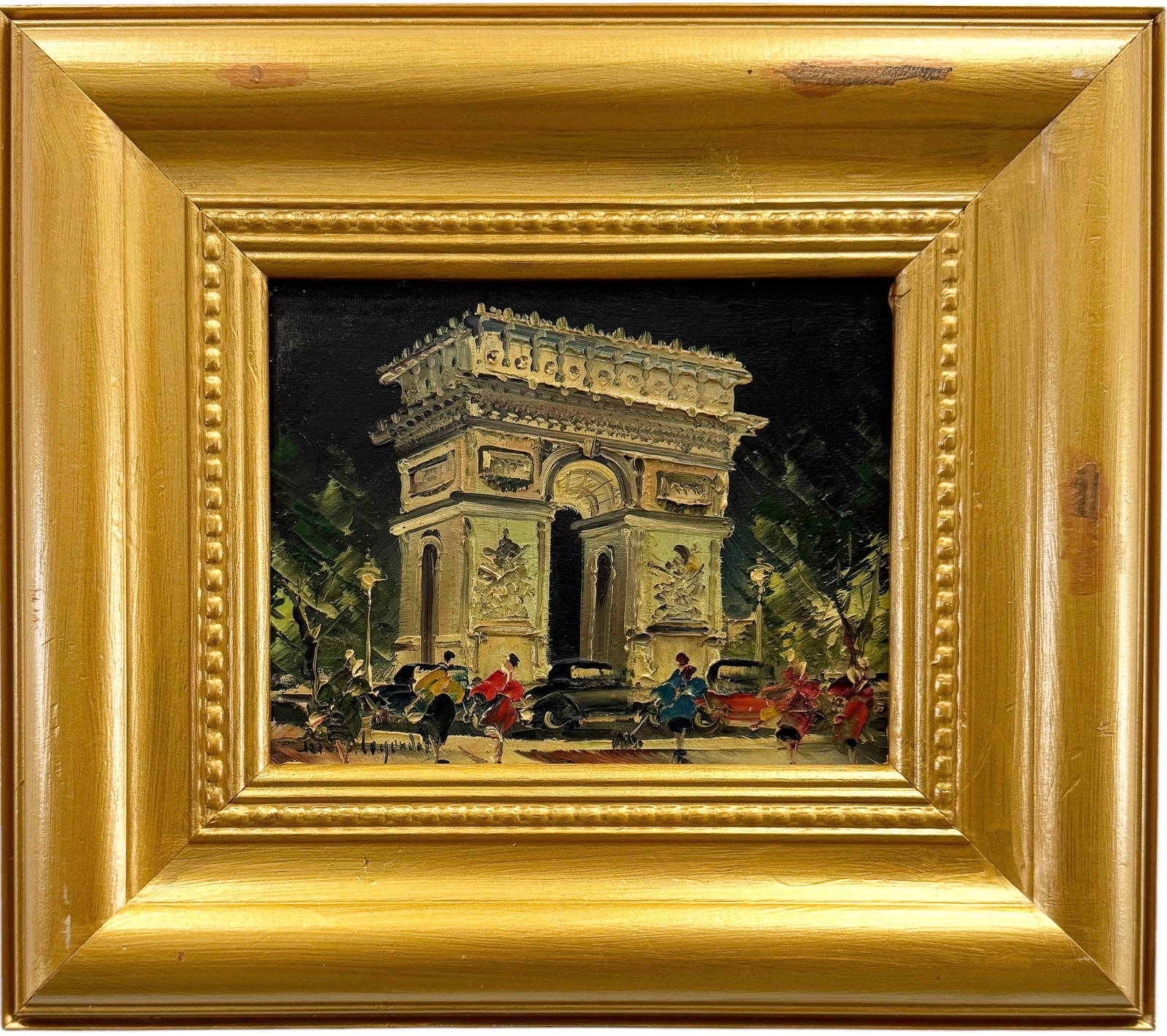 Maurice Louis Legendre, Arc De Triomphe Paris Nocturnal Impressionist ...
