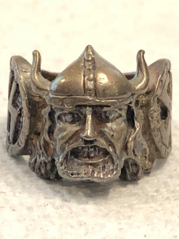 WW2 GERMAN NAZI WAFFEN SS VIKING OFFICERS RING.