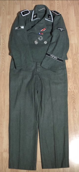 WW2 GERMAN SS OFFICER'S UNIFORM