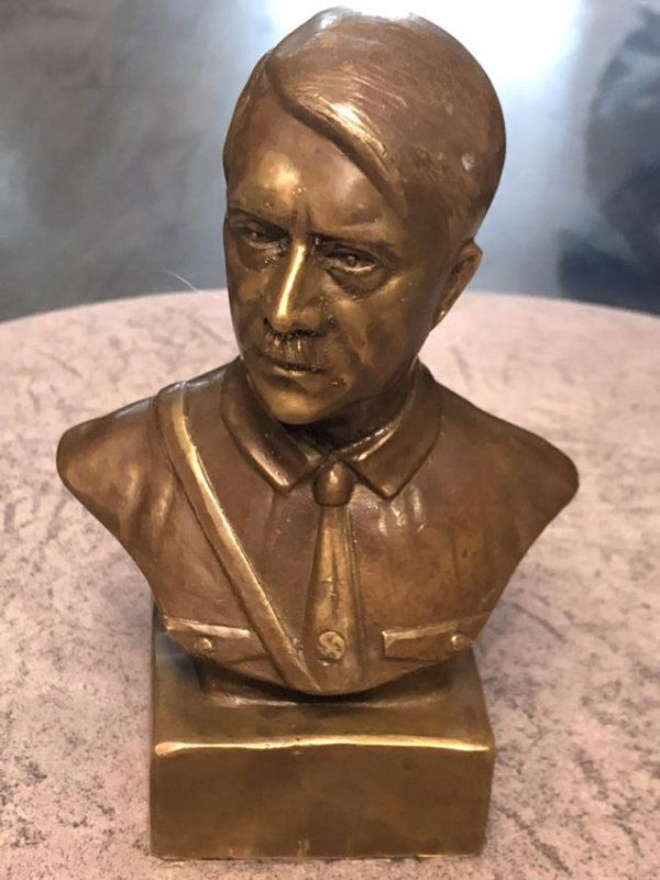 SCARCE WW2 GERMAN NAZI ADOLF HITLER DESK BUST/STATUE - Aug 11, 2018 ...