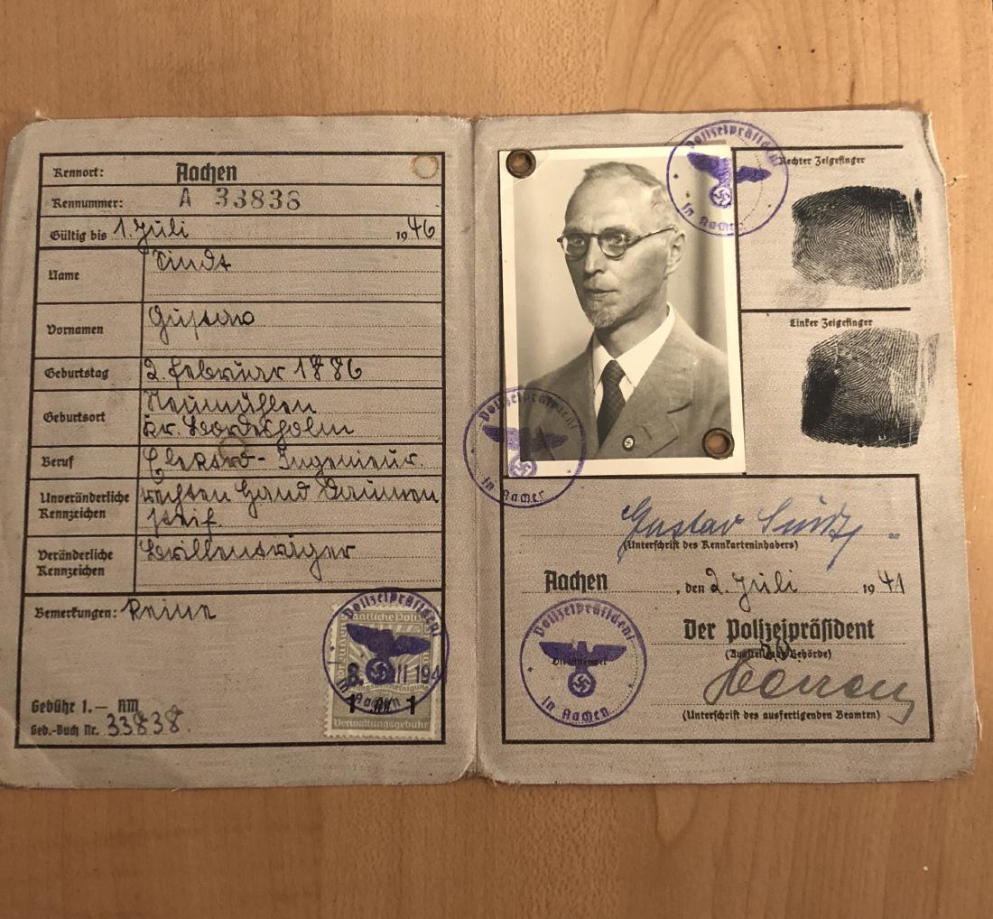 WW2 GERMAN ID CARD KENNKARTE DEUTSCHES REICH - Sep 03, 2018 | Rare ...