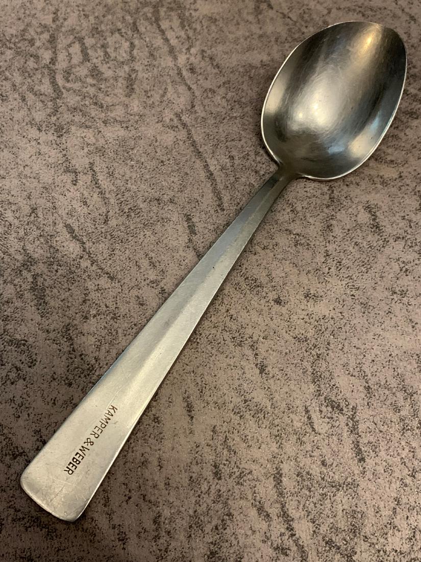 Rare Ww2 German Nazi Kamper & Weber Mda. Sch. Da. Spoon
