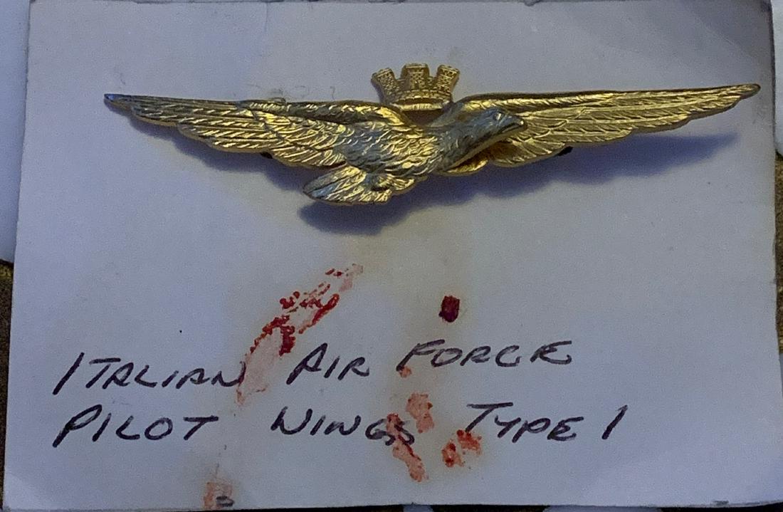 WW2 ITALIAN AIRFORCE PILOTS BADGE TYPE 1