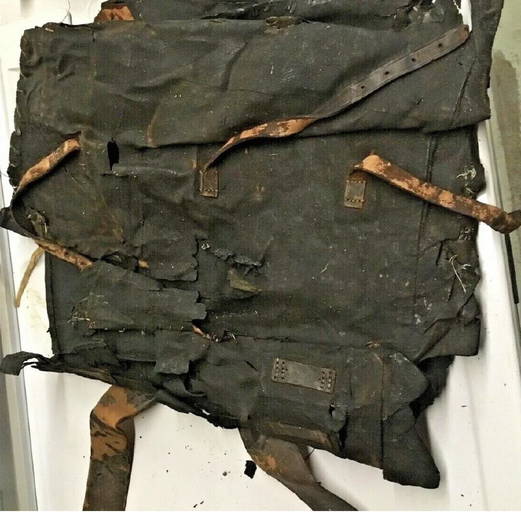 Civil War Confederate Double Sided Knapsack W/ Maker