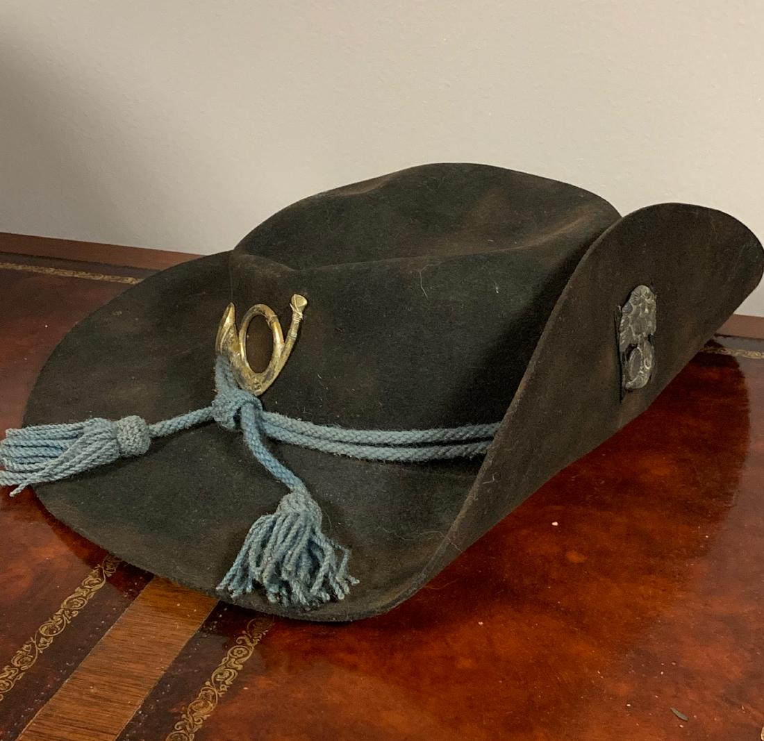 RARE CONFEDERATE SOUTH CAROLINA PALMETTO SLOUCH HAT