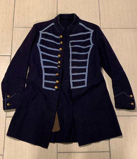 Rare Civil War Band Musicians Frock Coat
