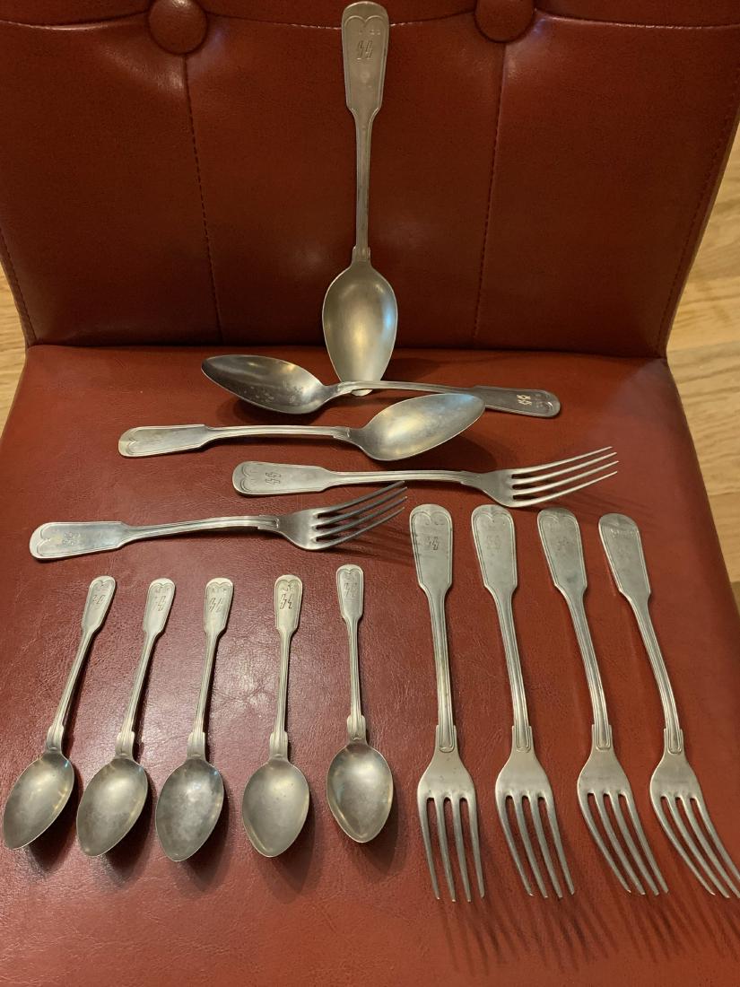 WW2 GERMAN NAZI SS LOT OF 14 STERLING FLATWARE SET - May 19, 2019 ...
