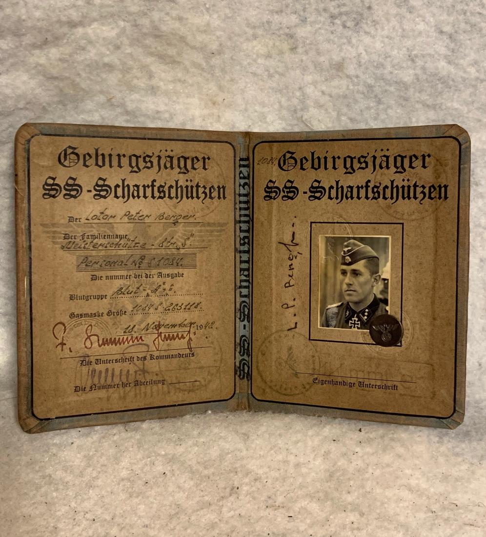 RARE WW2 GERMAN NAZI SNIPER'S PASSPORT I.D. CARD - Jun 24, 2019 | Rare ...
