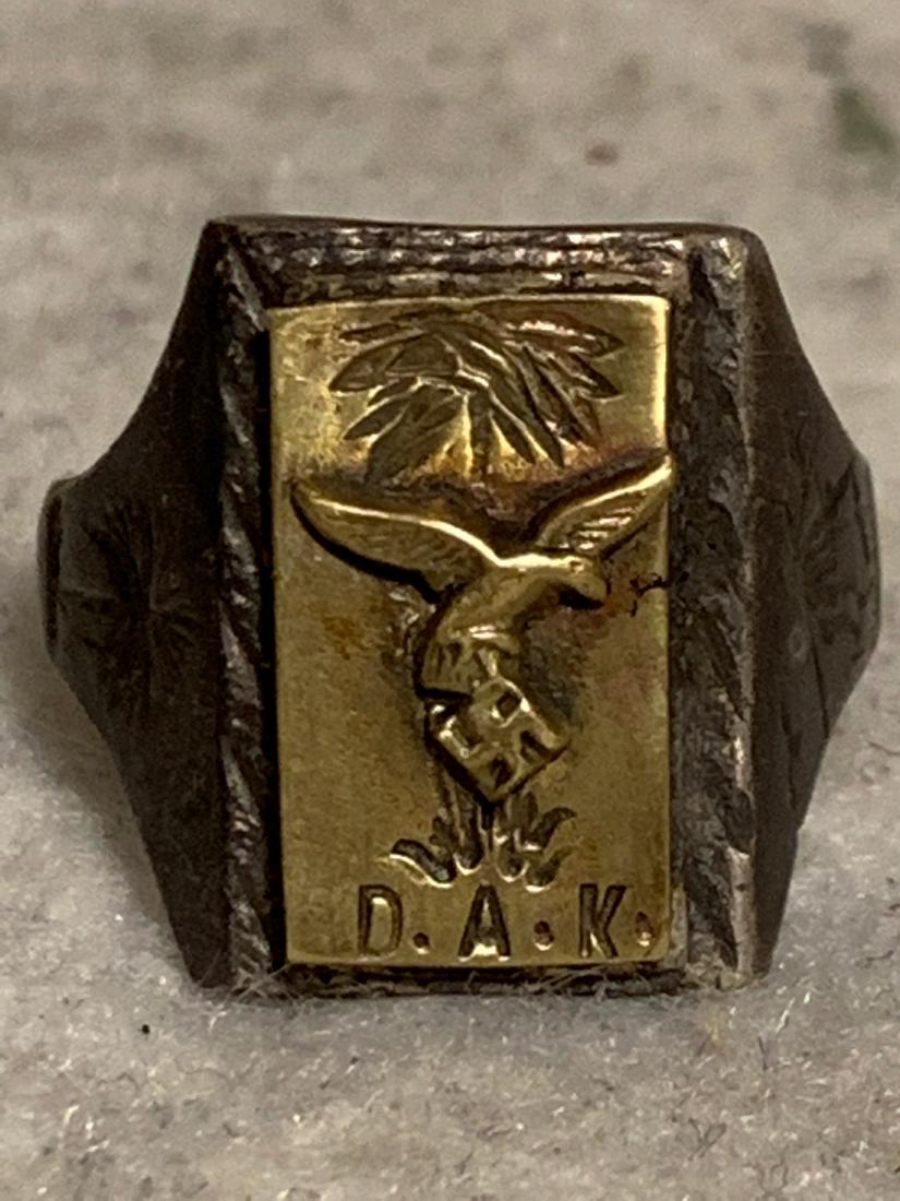RARE WW2 GERMAN D.A.K. AFRIKA KORPS RING - Jun 24, 2019 | Rare ...