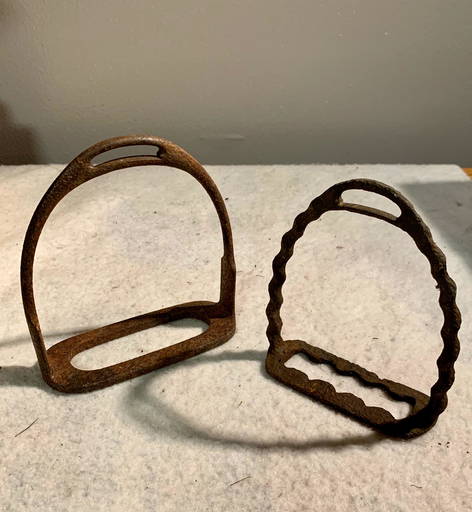 Pair Of Civil War Stirrups