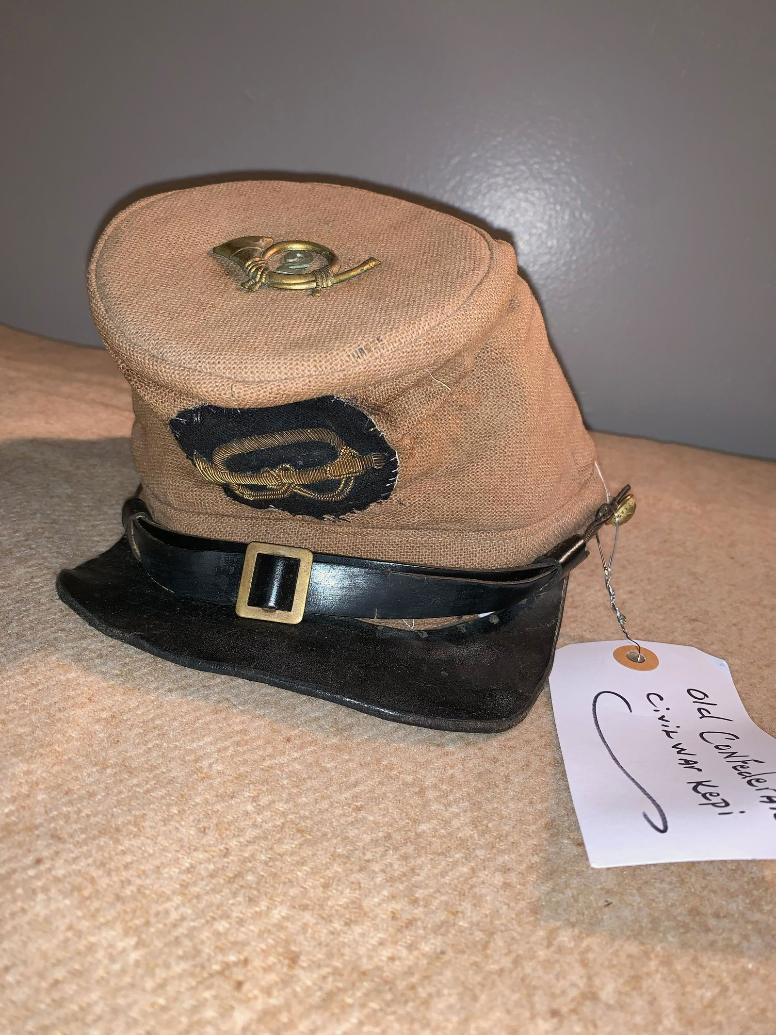 OLD CIVIL WAR CONFEDERATE OFFICERS FORAGE CAP - Nov 17, 2019 | Rare ...