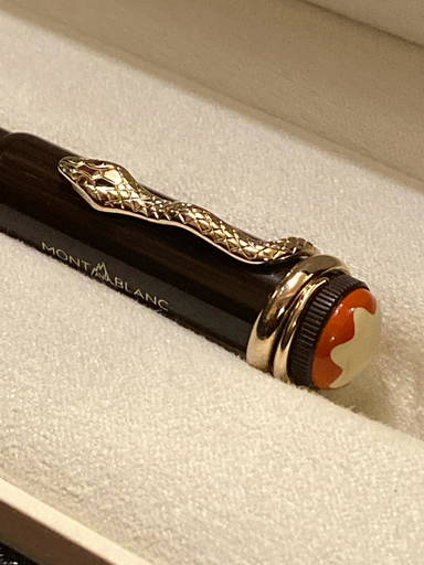MONT BLANC HERITAGE SNAKE DESIGN BALL POINT PEN - Dec 07, 2019 | Rare ...