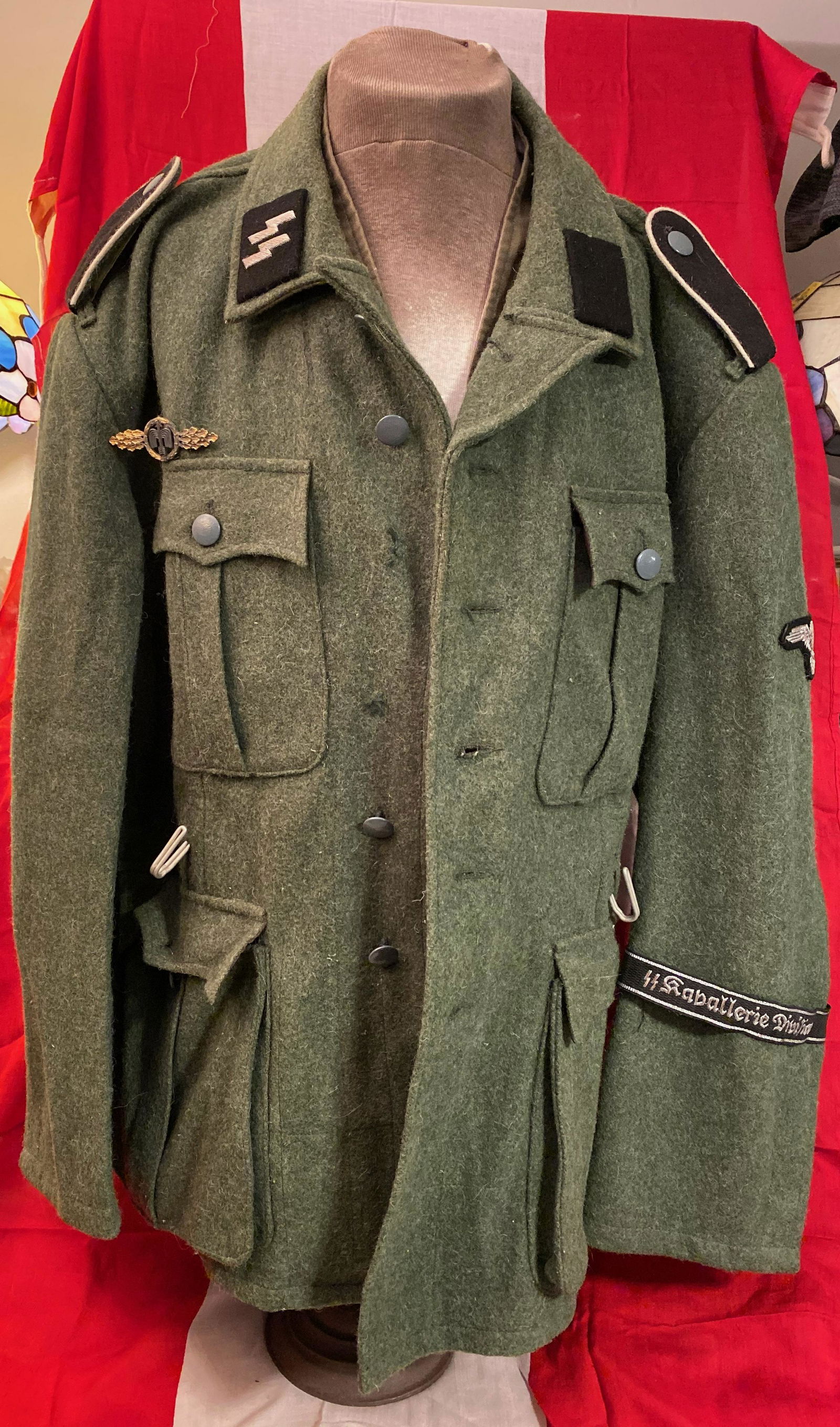 RARE WW2 GERMAN WAFFEN SS OFFICERS COAT - Dec 08, 2019 | Rare Treasures ...