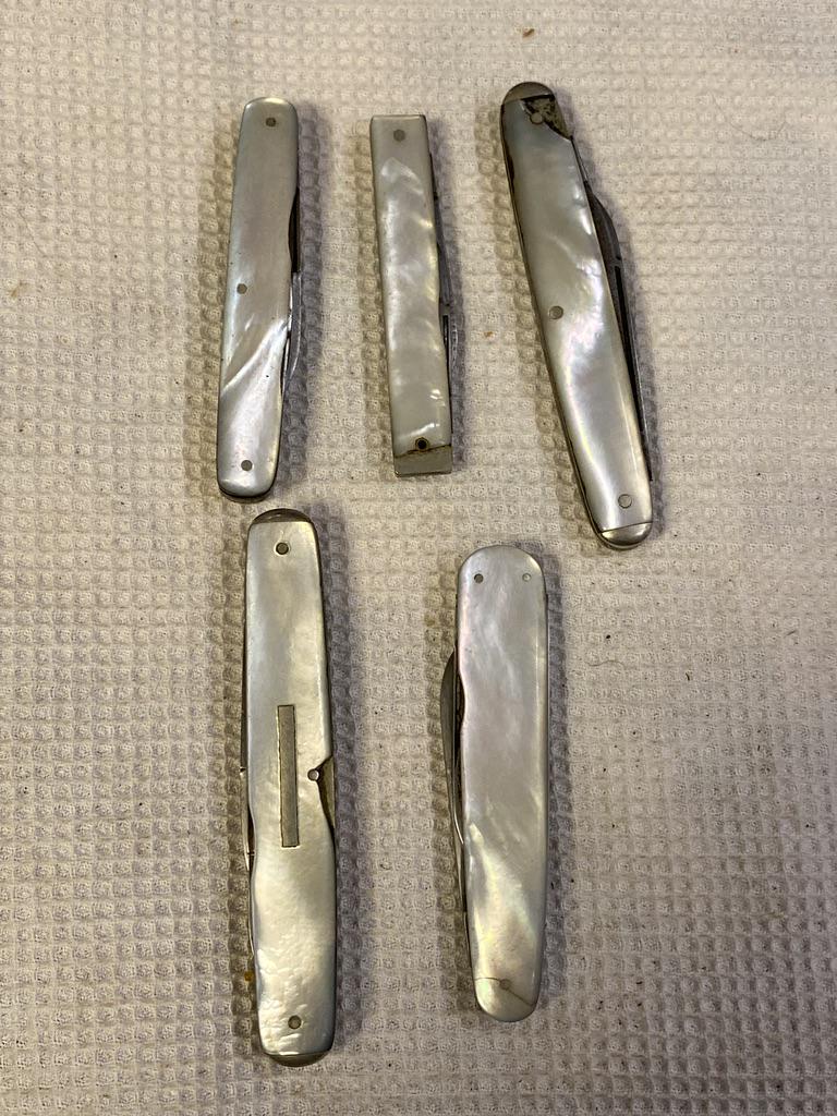 LOT OF (5) VINTAGE GERMAN MOP POCKET KNIVES - Jan 04, 2020 | Rare ...