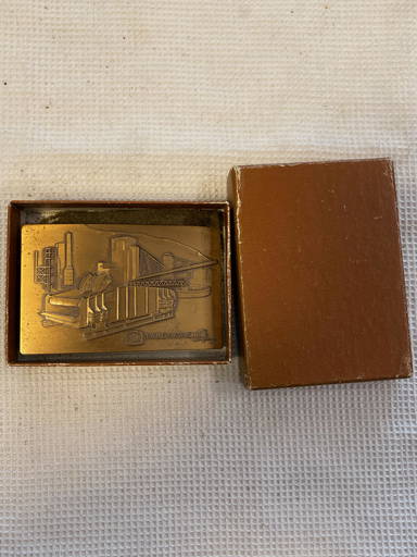 Vintage Tabor Machine Co. Belt Buckle
