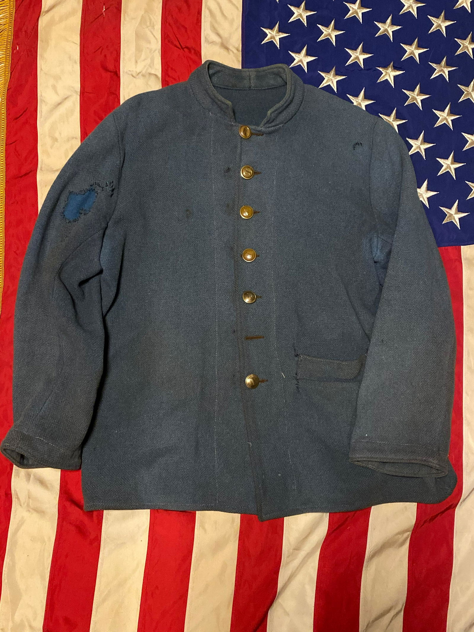 Rare Civil War Confederate Infantry Officers Coat
