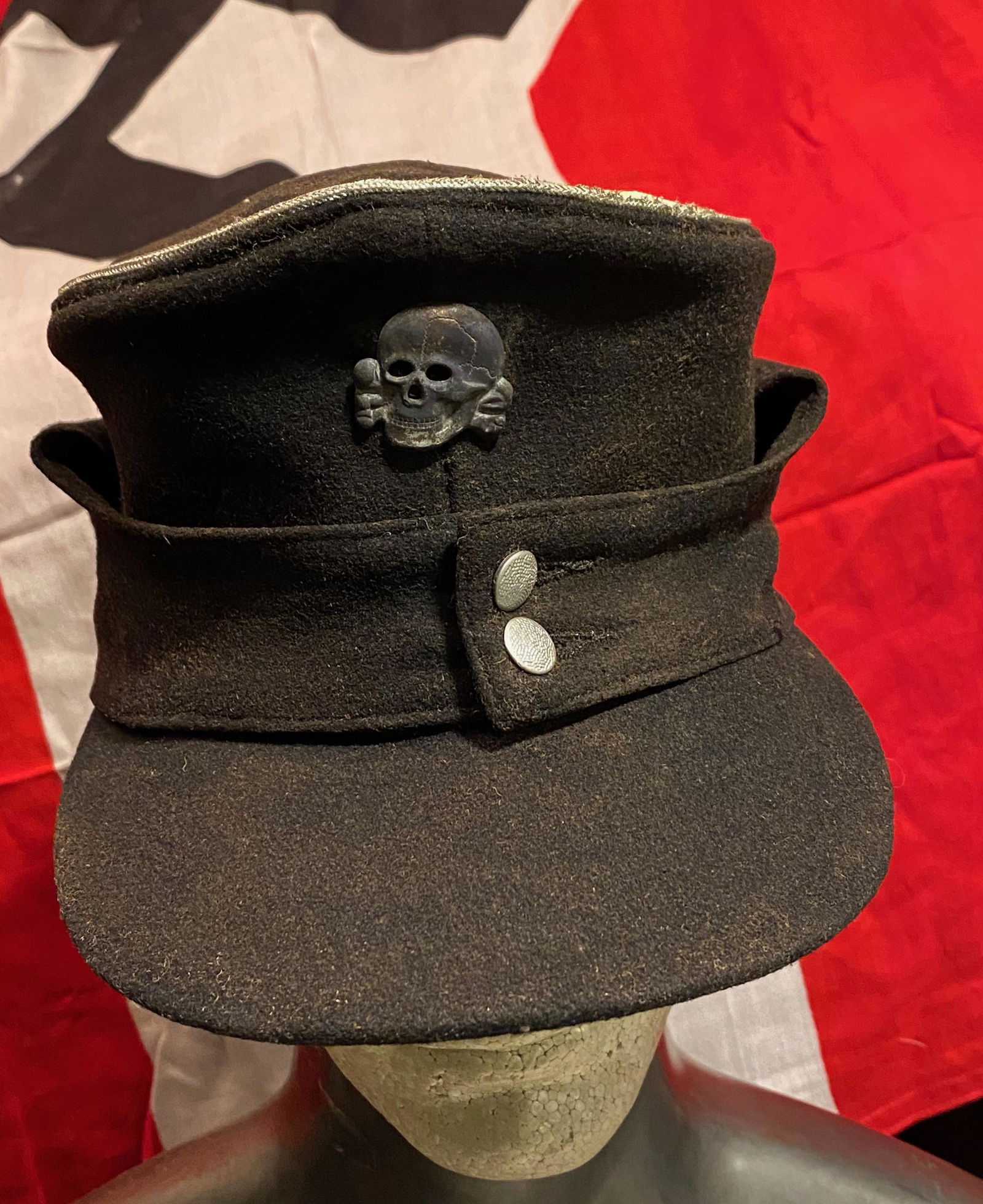 RARE WW2 GERMAN TOTENKOMPF WAFFEN SS FIELD CAP - Jan 27, 2020 | Rare ...