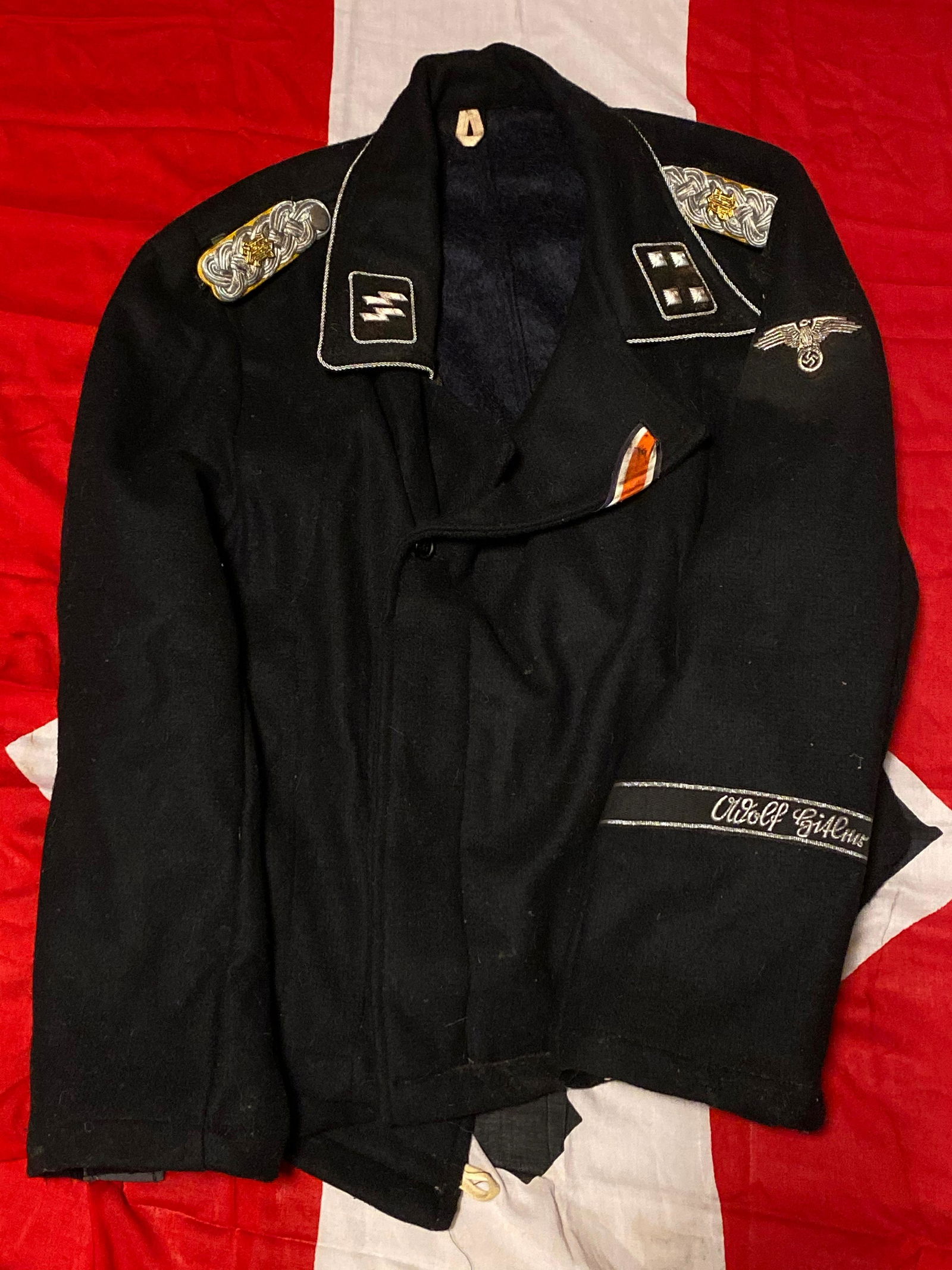 SCARCE WW2 GERMAN WAFFEN SS OFFICERS COAT - Feb 24, 2020 | Rare ...