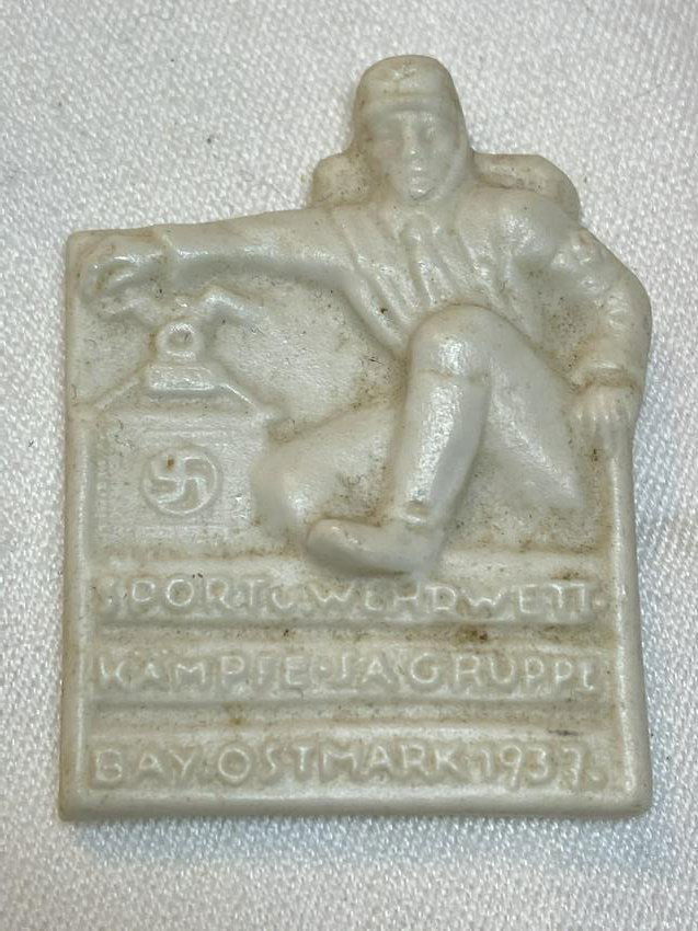 WW2 GERMAN NAZI PORCELAIN SPORTS BADGE - Mar 30, 2020 | Rare Treasures ...