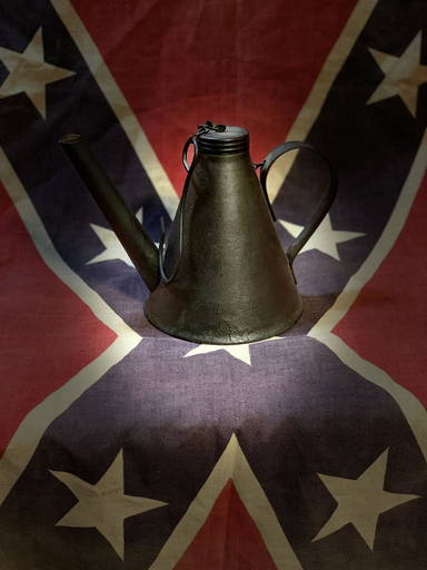 Rare Civil War Confederate Tea Kettle