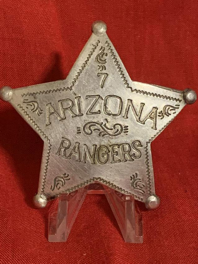 ANTIQUE RARE ARIZONA RANGERS OFFICERS BADGE - Jun 13, 2020 | Rare ...
