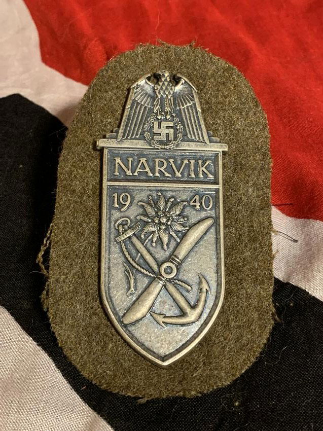 RARE WW2 GERMAN NARVIK 1940 SHIELD - Jun 13, 2020 | Rare Treasures in PA
