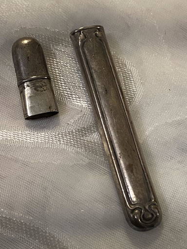 Antique Sterling Silver Pencil Lead Case