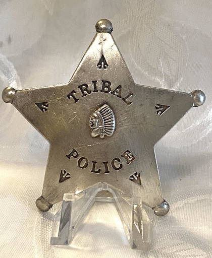 Antique Tribal Indian Police Badge