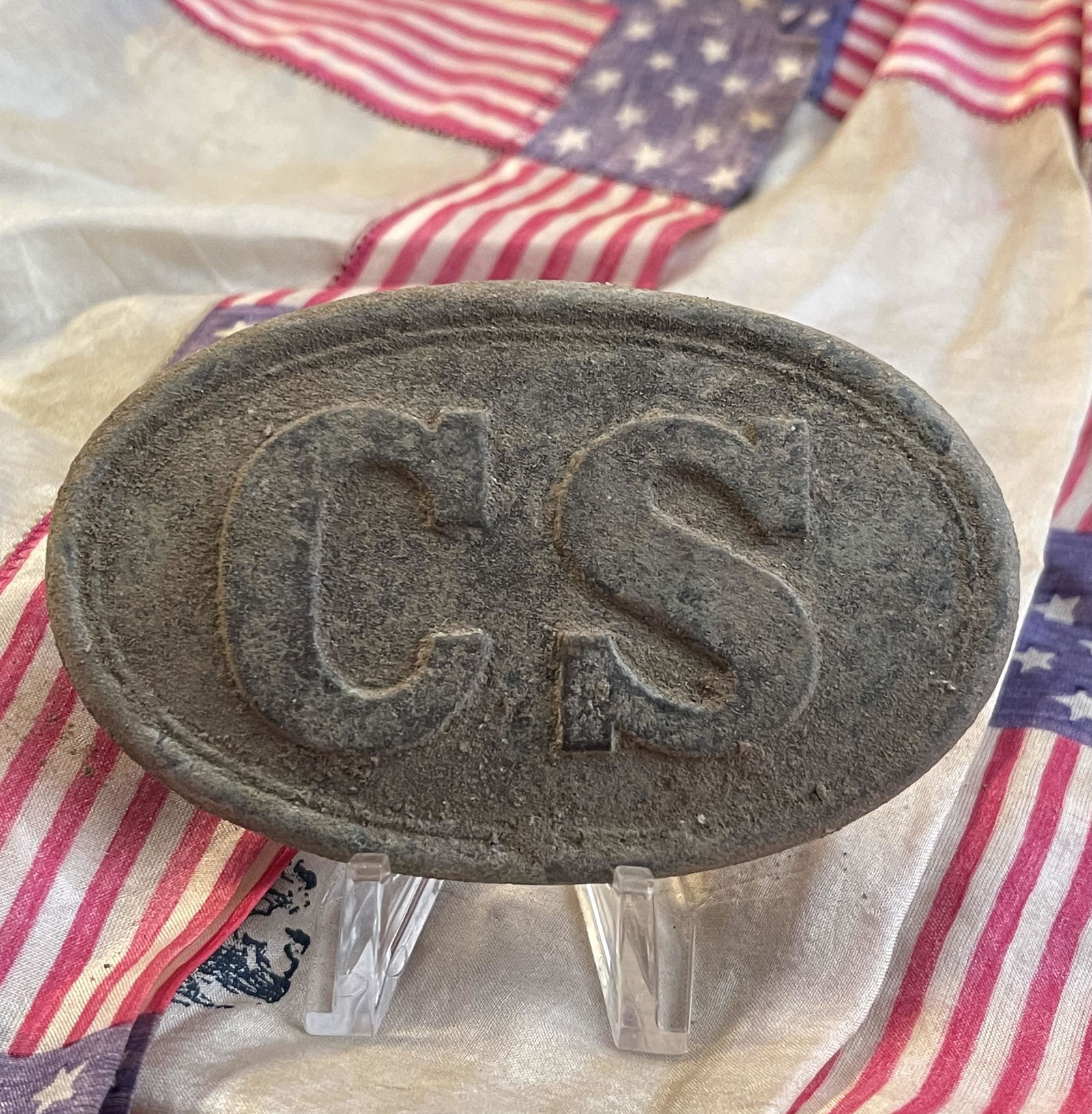 RARE CIVIL WAR C.S. CONFEDERATE CARTRIDGE BOX PLATE - Dec 05, 2020 ...